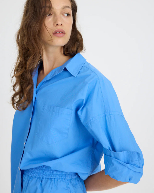 LMND Chiara Shirt Classic - Ink Blue - OAK + BAY
